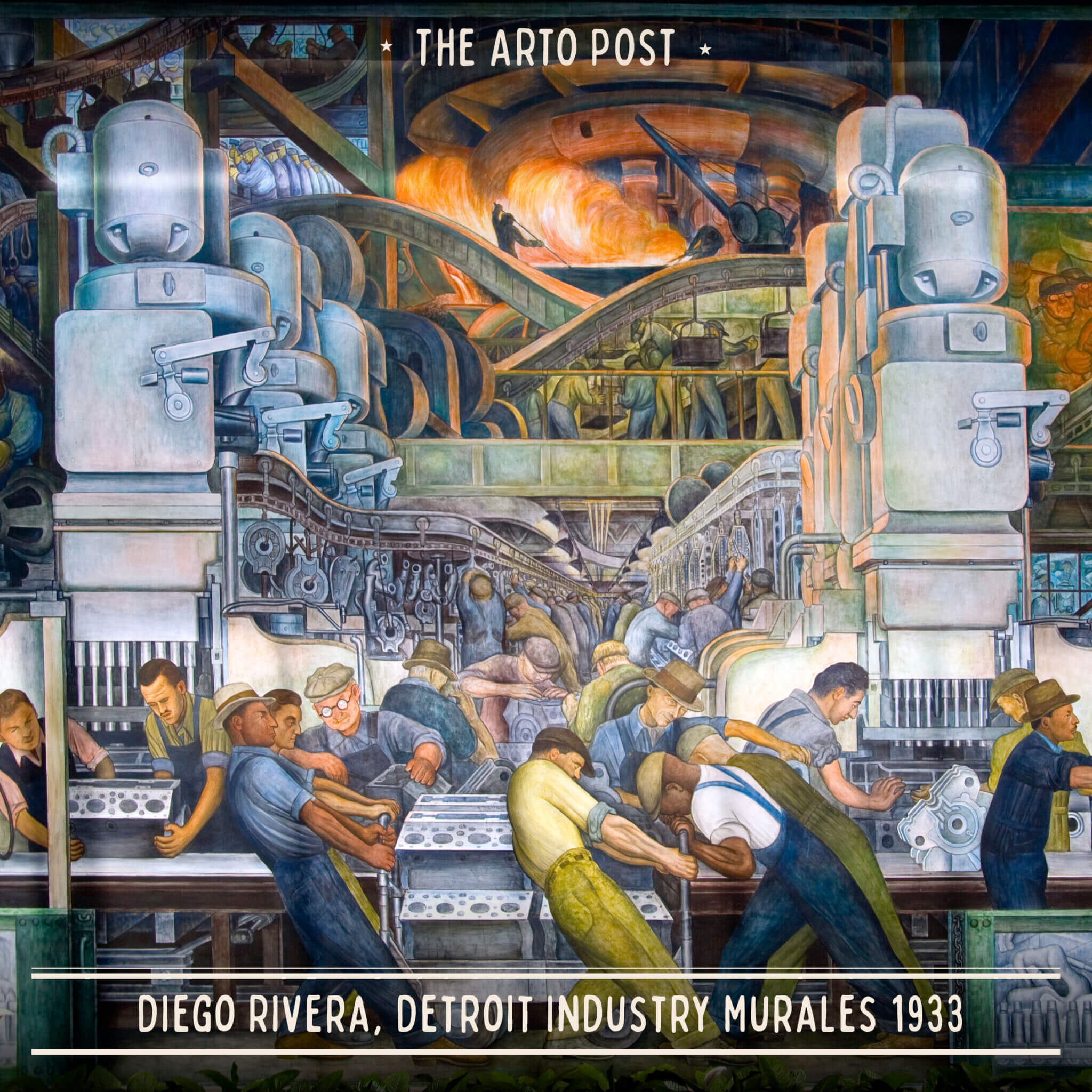 Detroit Industry Murales - Artonauti, il primo album di figurine dell'arte